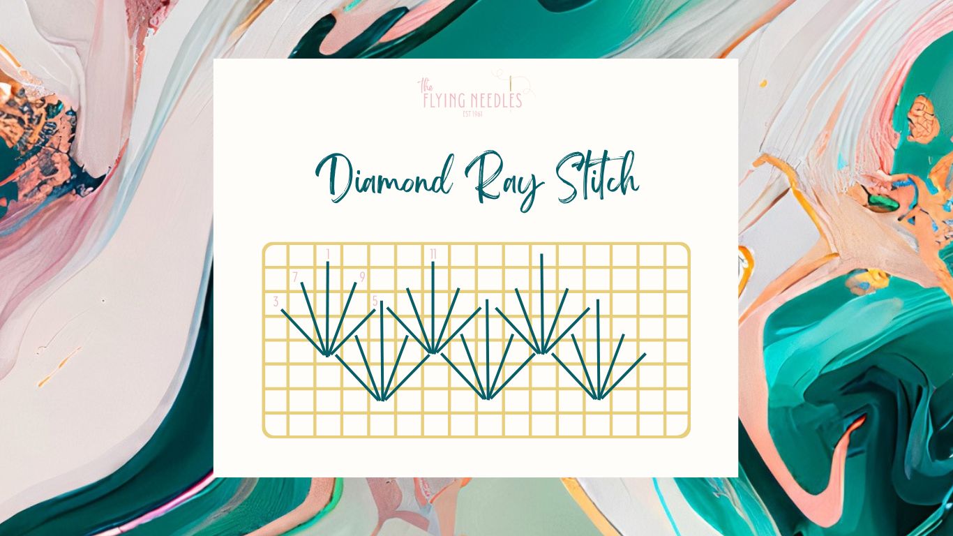 Diamond Ray Stitch – The Flying Needles