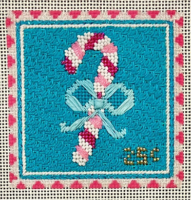 Candy Cane Stamp with Stitch Guide – The Flying Needles