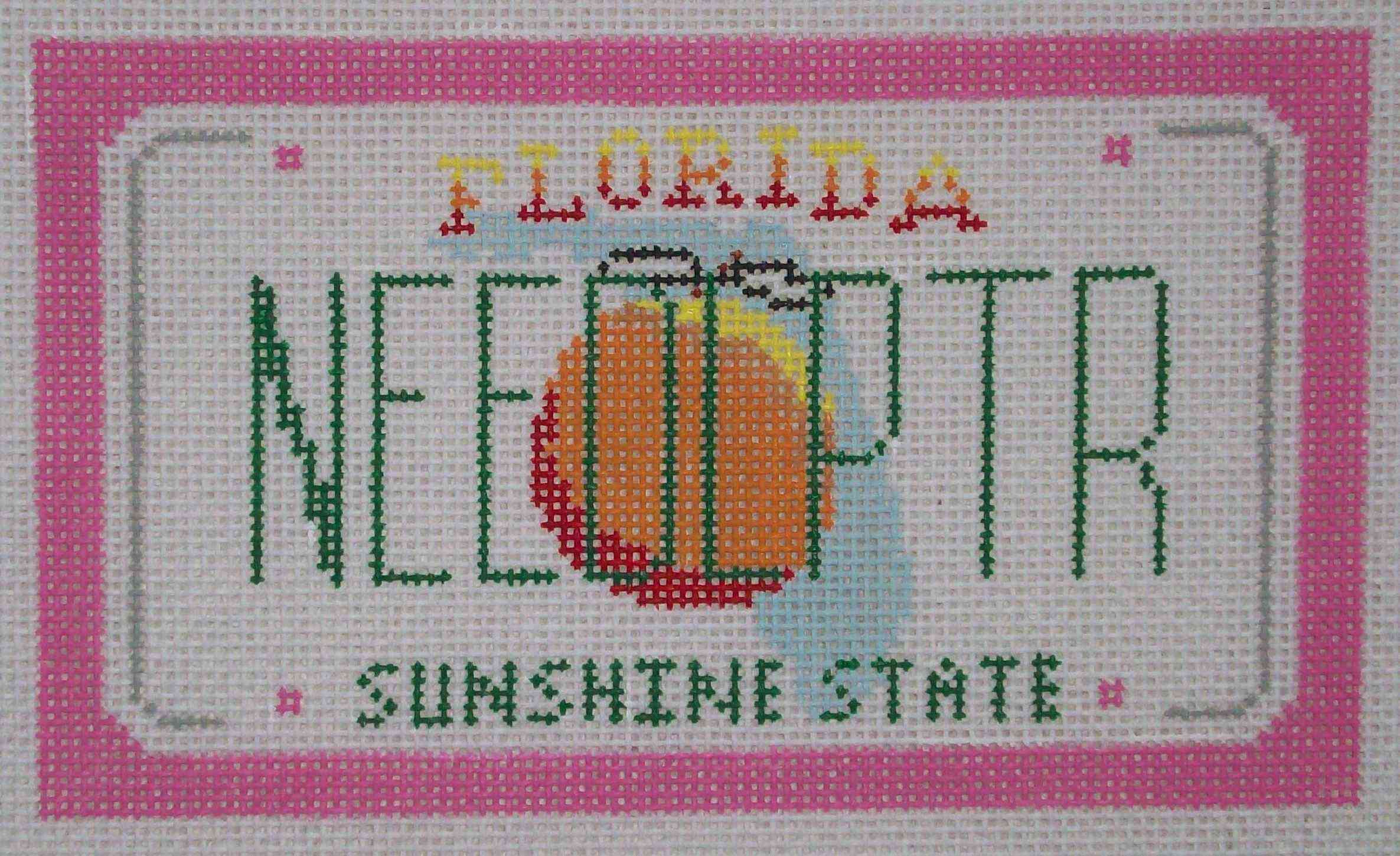Florida Needlepointer License Plate – The Flying Needles