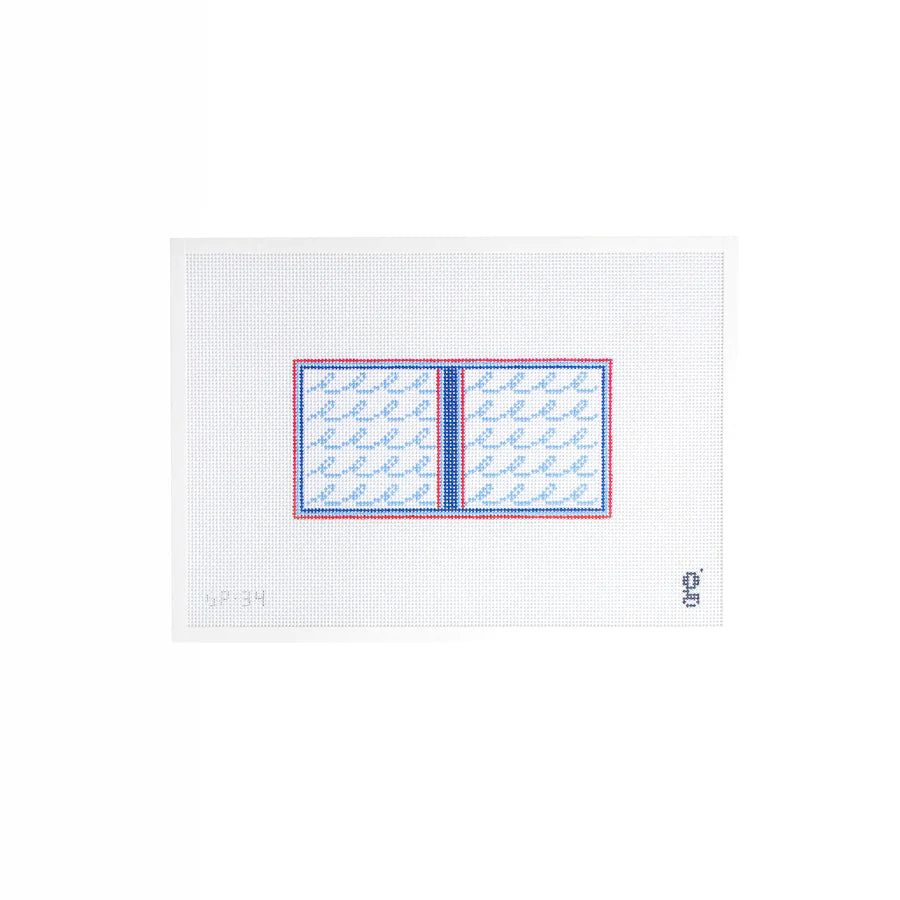 Squiggle Wave Rectangular Canvas – The Flying Needles