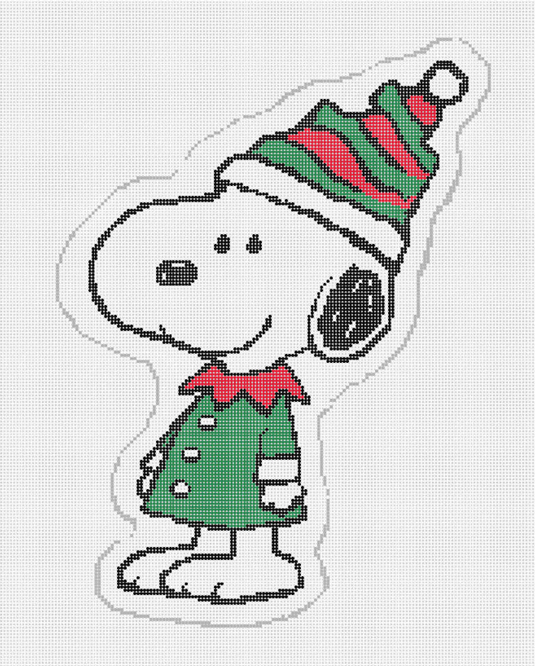 Snoopy Elf Shaped Pillow Canvas – The Flying Needles