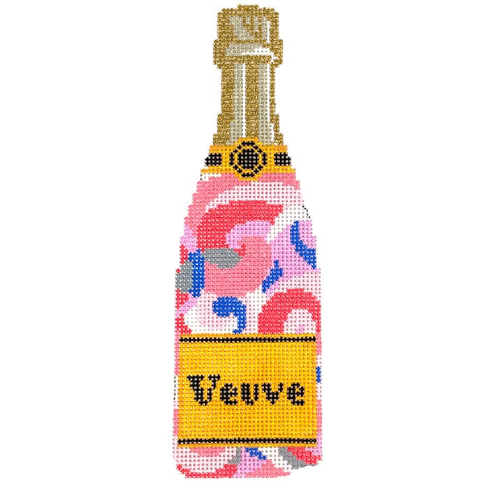 Pink Swirl Veuve Bottle – The Flying Needles